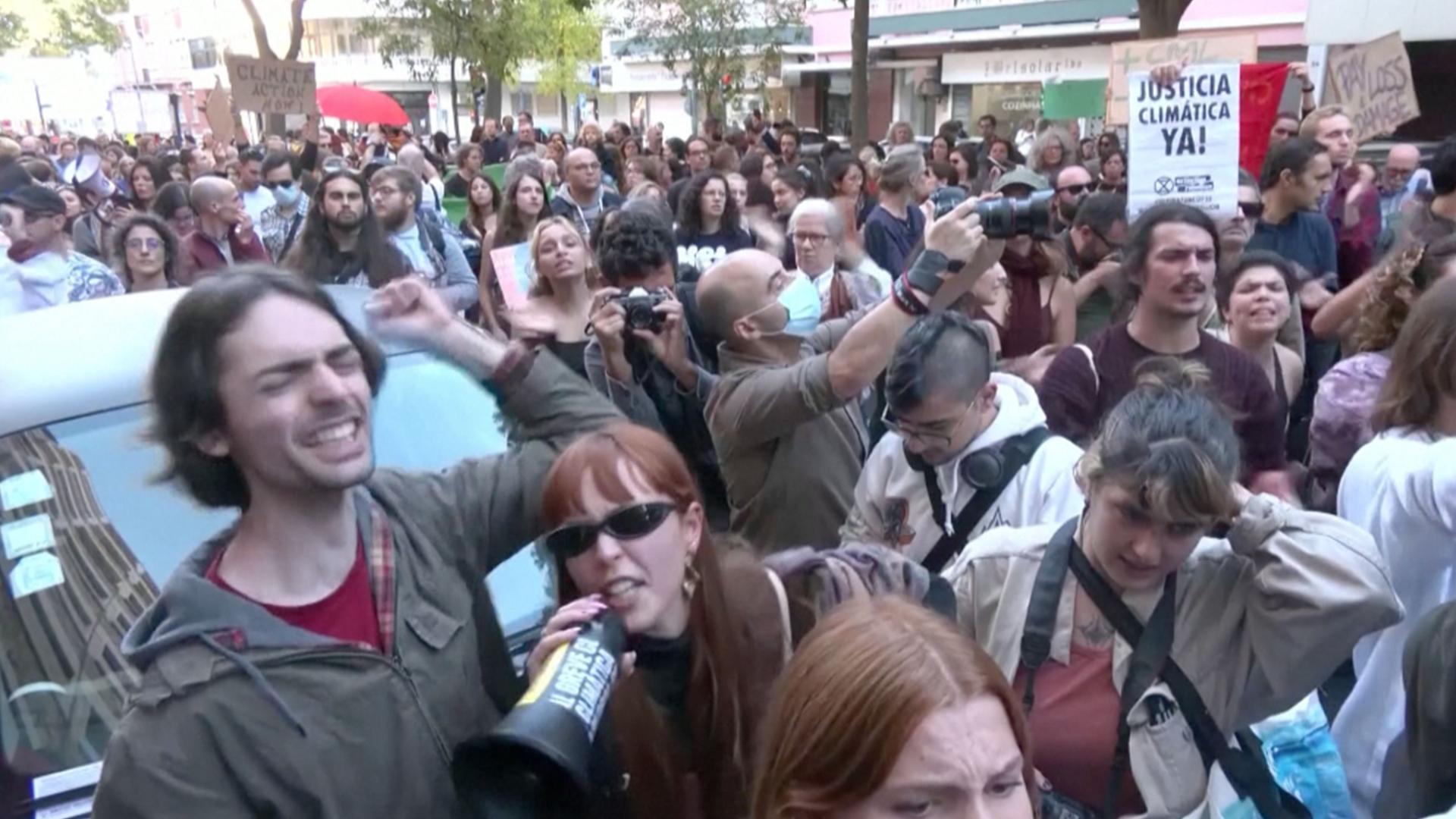 Protesters in Europe demand better pay amid rampant inflation - CGTN