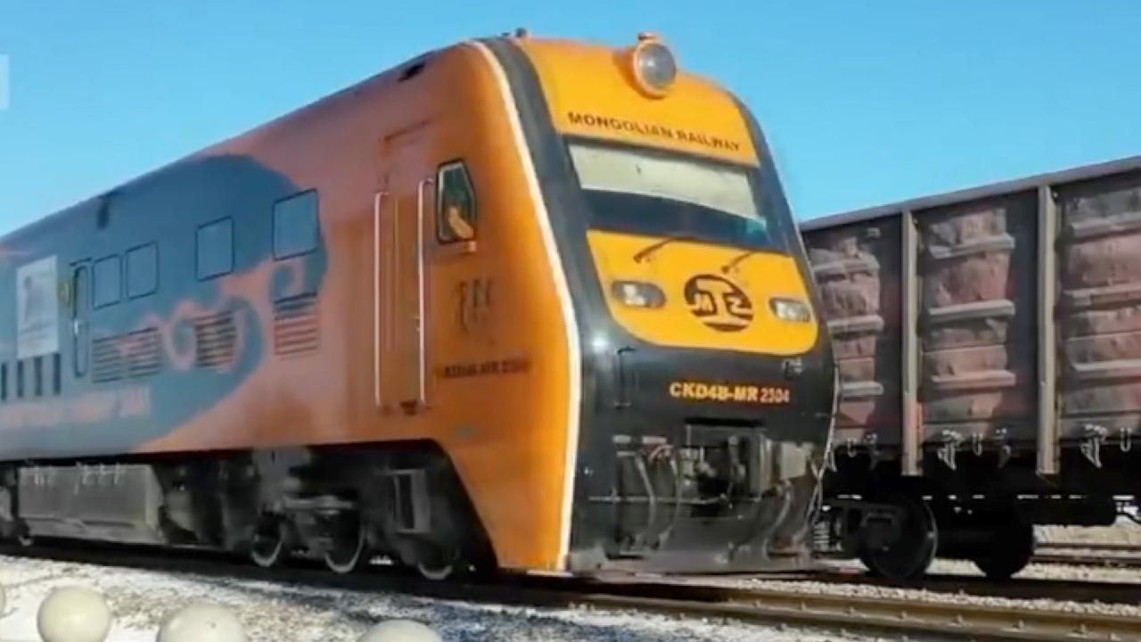 Mongolia opens new rail line to China - CGTN