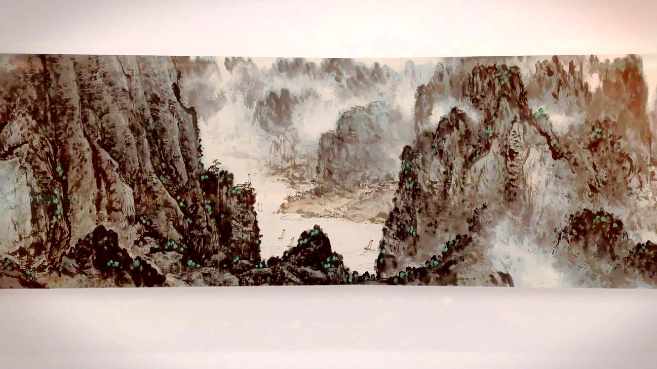 Chinese artist's long scroll captures magnificence of Yangtze River - CGTN