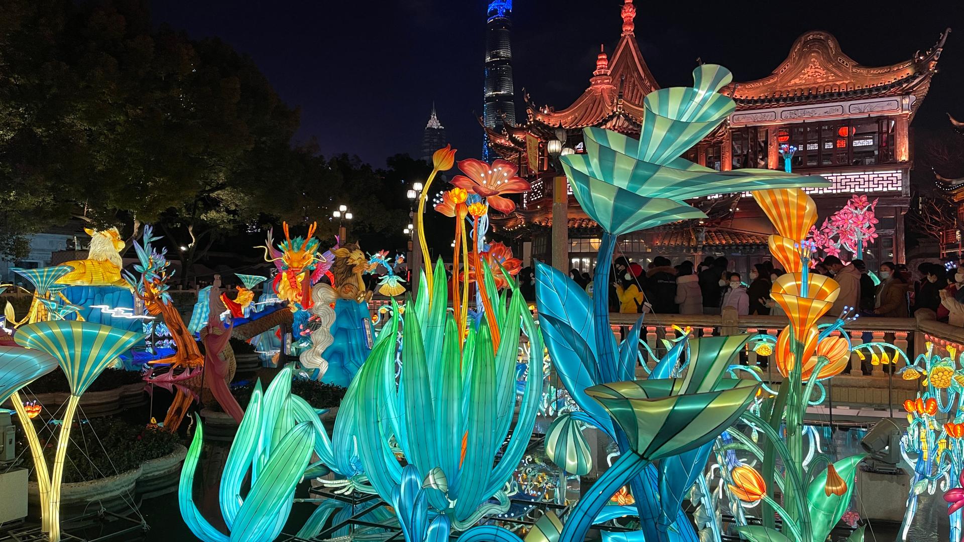 Shanghai's Yu Garden holds lantern fair to welcome Chinese New Year - CGTN