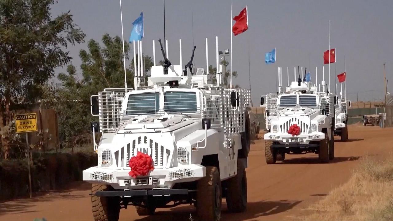 Chinese peacekeepers in Mali equipped with new MRAP vehicles - CGTN
