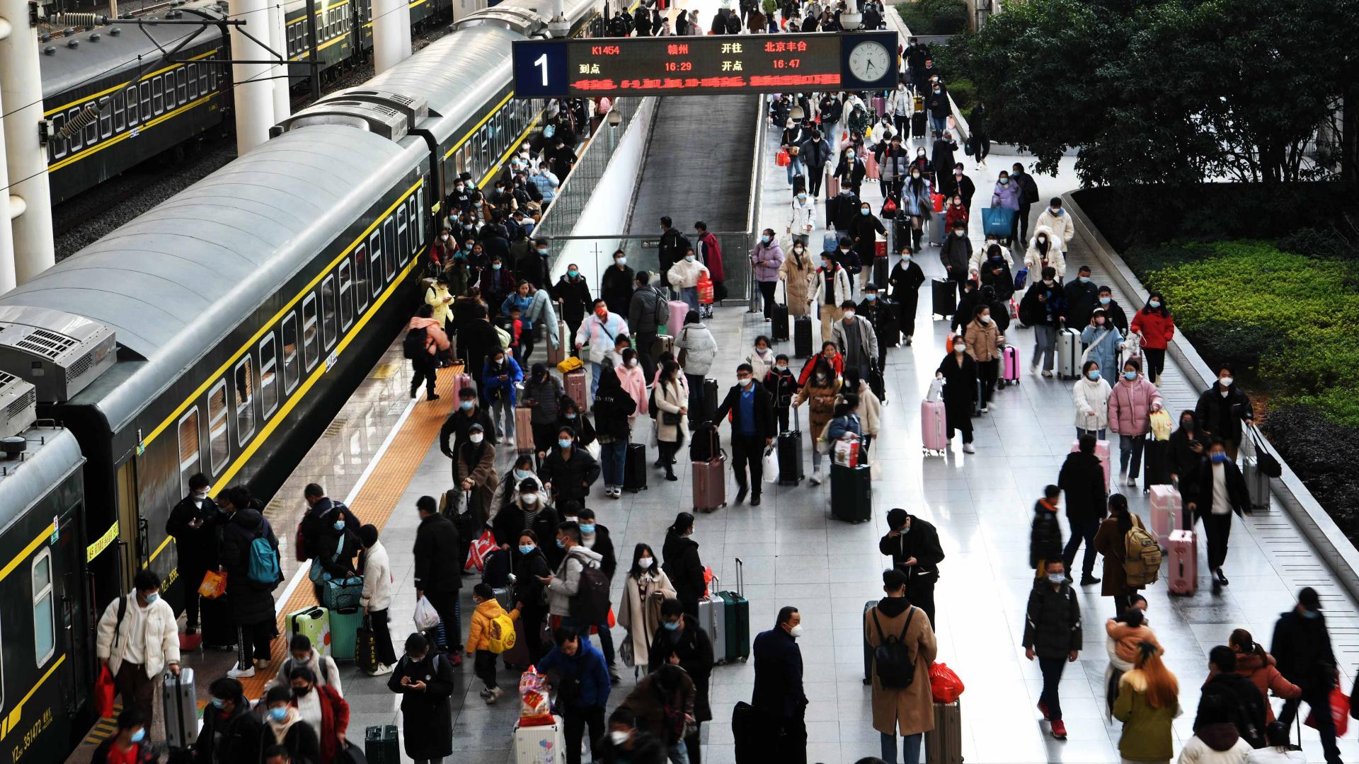 Over 50 million train trips made during Spring Festival holiday - CGTN