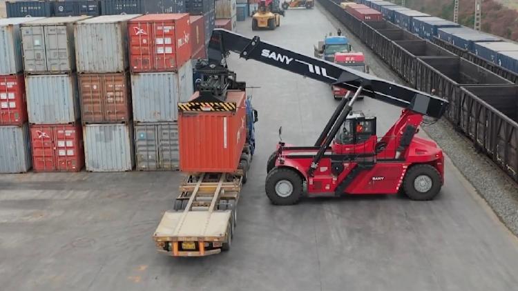 Sea-rail transportation secures overseas deliveries of Chinese goods - CGTN