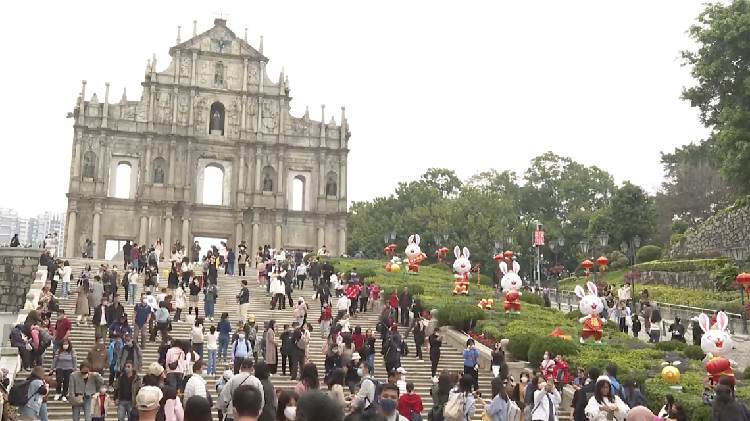 Macao welcomes first group of mainland tourists in three years - CGTN