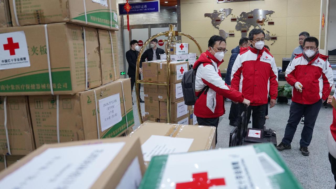 Chinese aid arrives in Türkiye, Syria with more to be delivered - CGTN