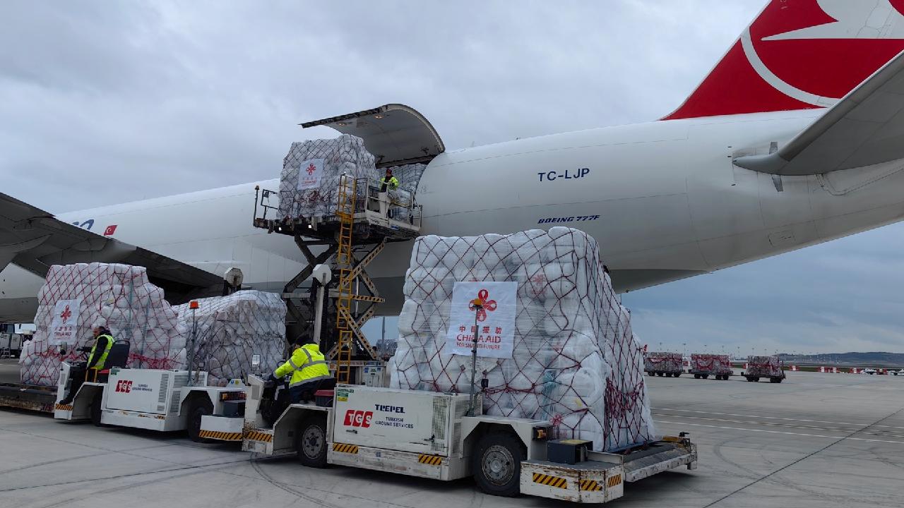 First batch of China's aid to Türkiye arrives in Istanbul - CGTN