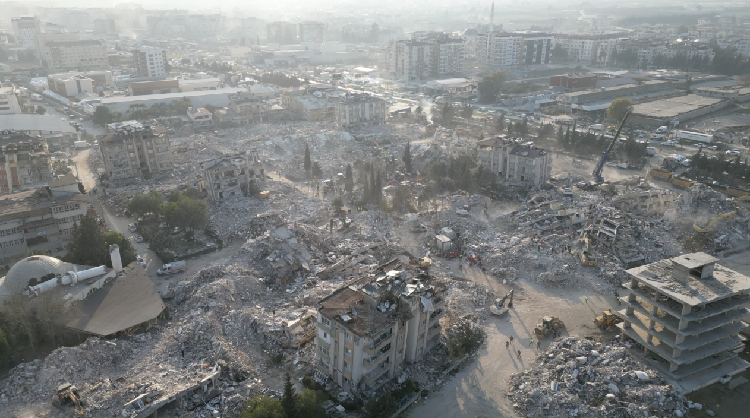 Drone footage shows the devastated city of Antakya - CGTN