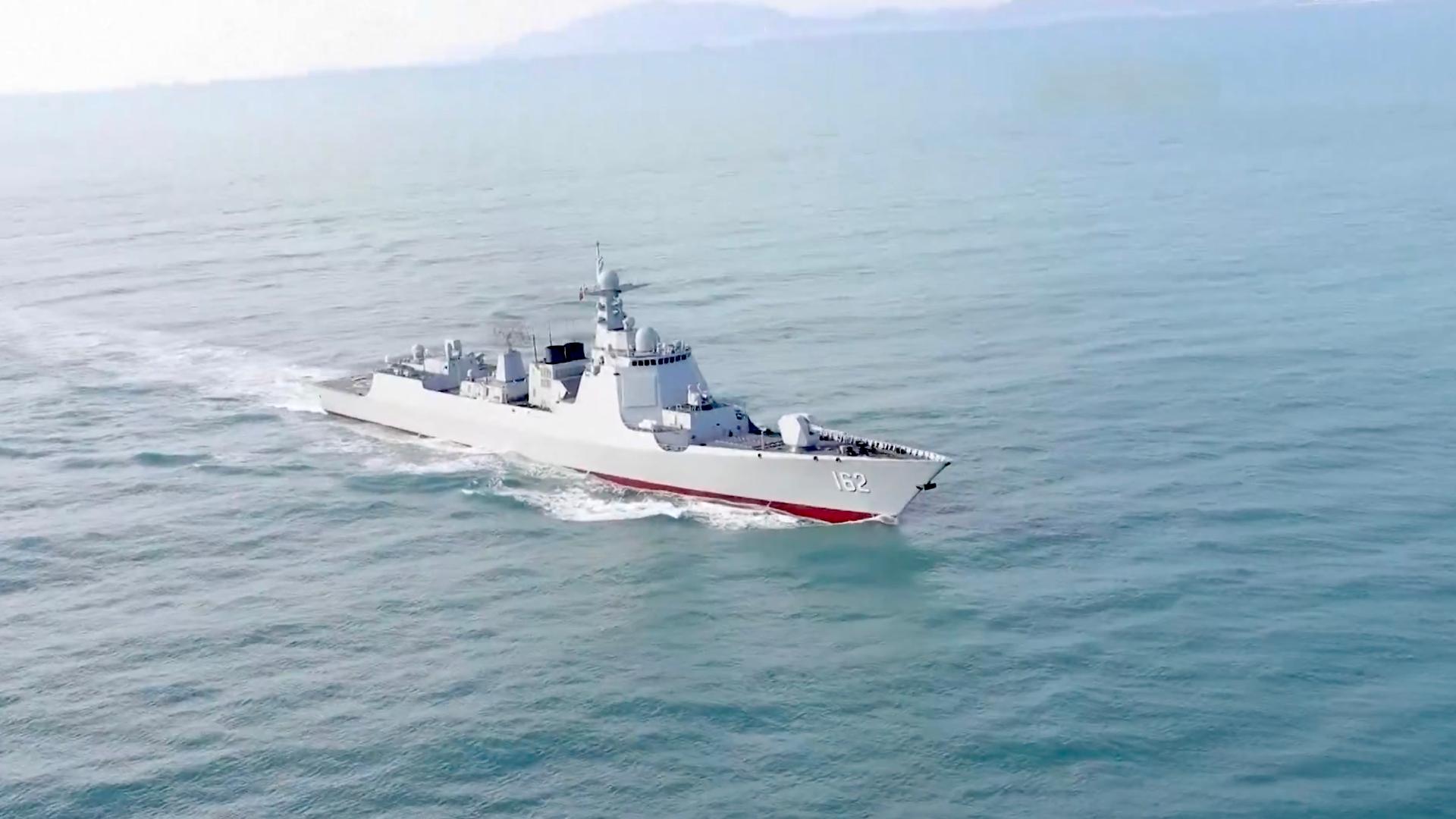PLA naval ship Nanning to participate in NAVDEX 2023 in Abu Dhabi - CGTN