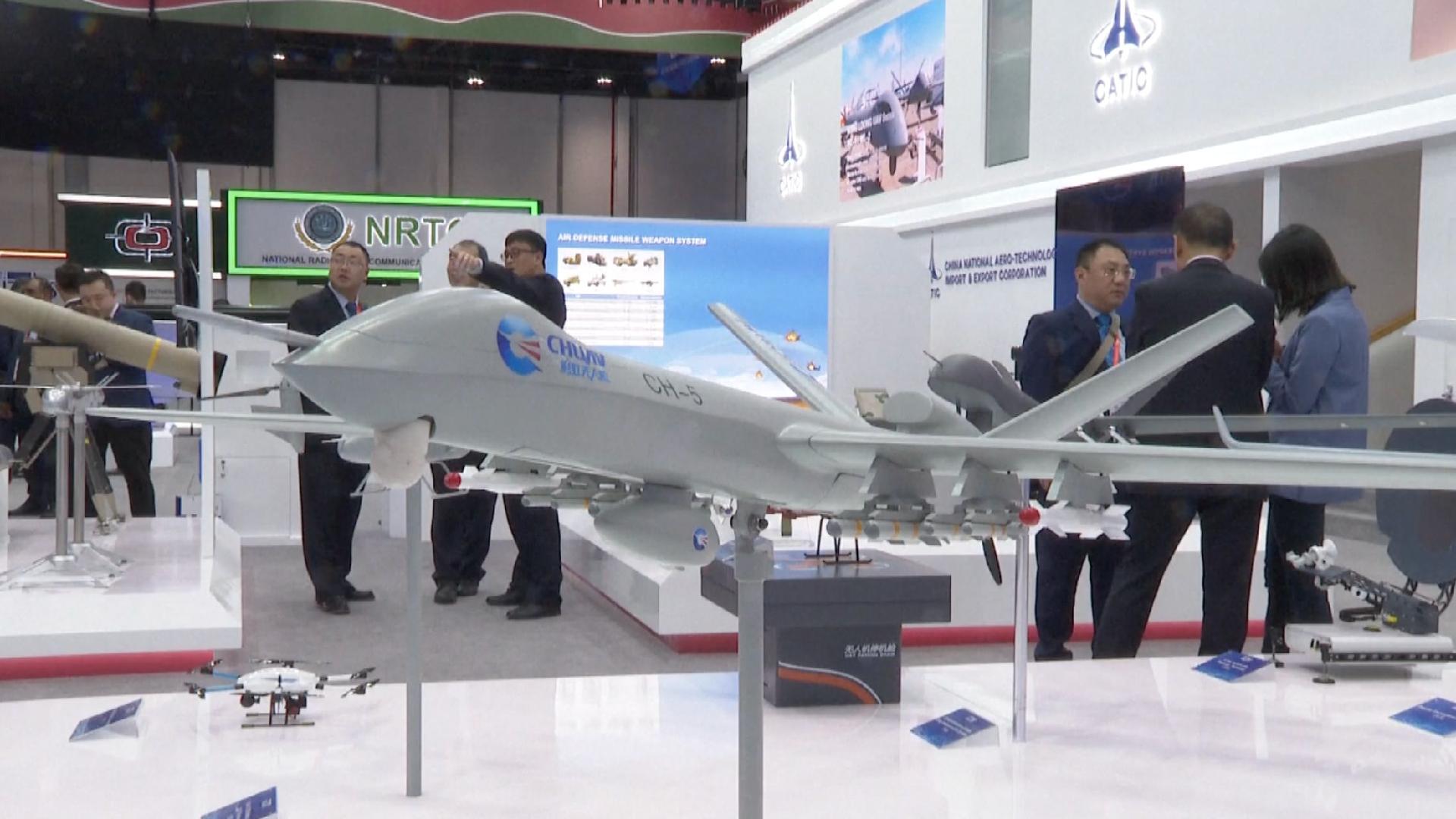 China's drones, anti-drone system shine in Abu Dhabi - CGTN
