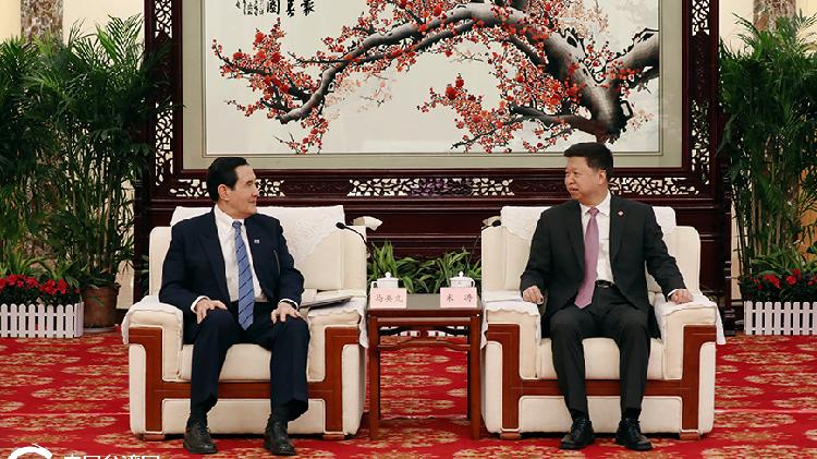 Mainland's Taiwan affairs official meets Ma Ying-jeou - CGTN