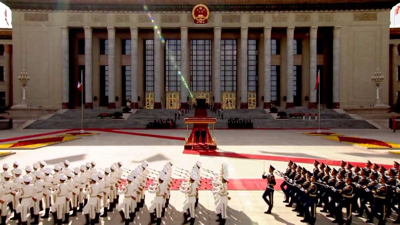 Chinese President Xi Jinping holds welcoming ceremony for Macron - CGTN