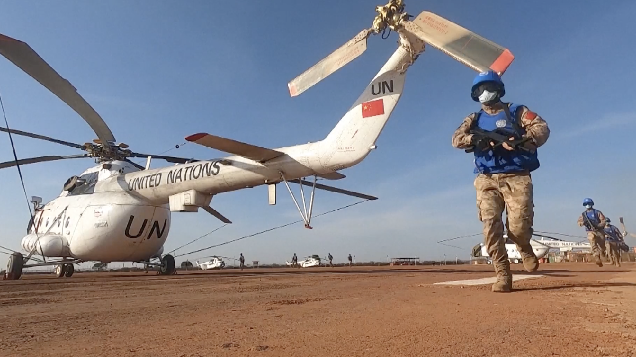 Chinese peacekeepers hold defensive drills at UN base in Sudan as ...