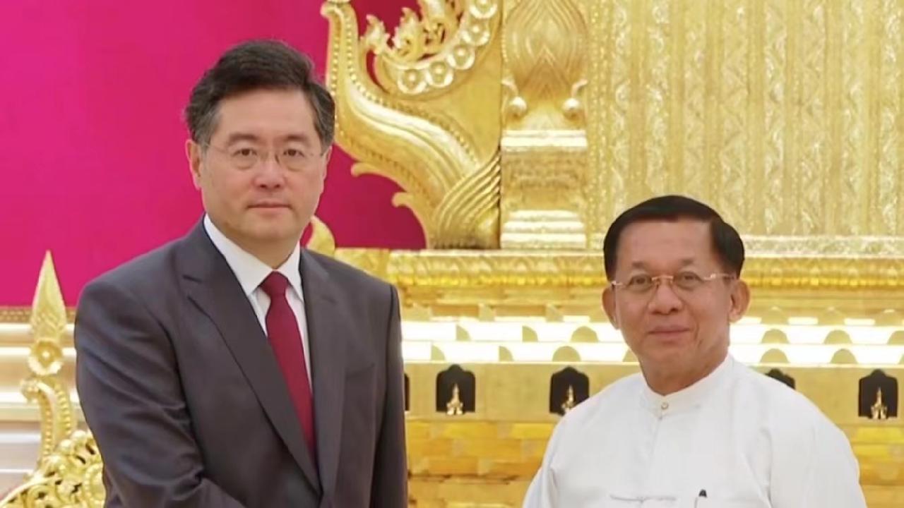 Chinese FM Qin Gang visits Myanmar and India - CGTN