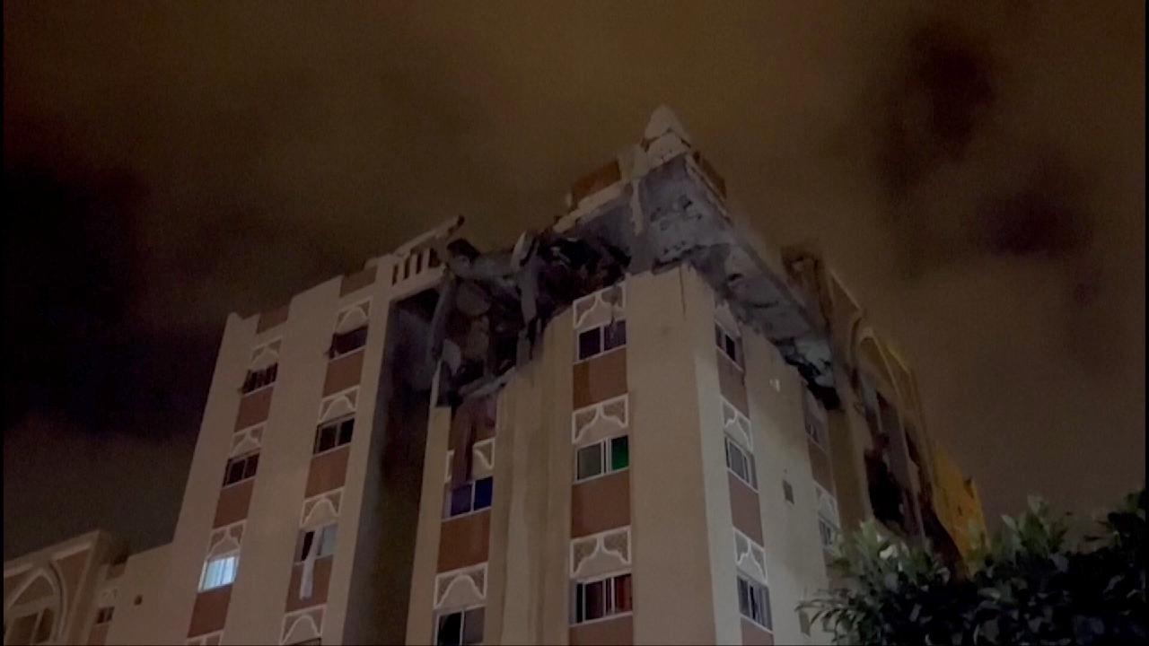 Aftermath of Israel Airstrike on Gaza Building - CGTN