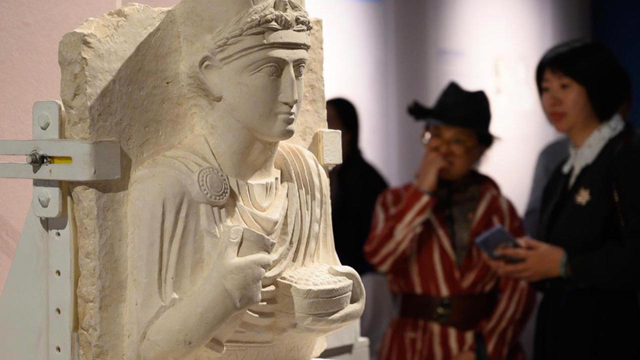 Syrian cultural relics exhibited in N China's Shanxi - CGTN