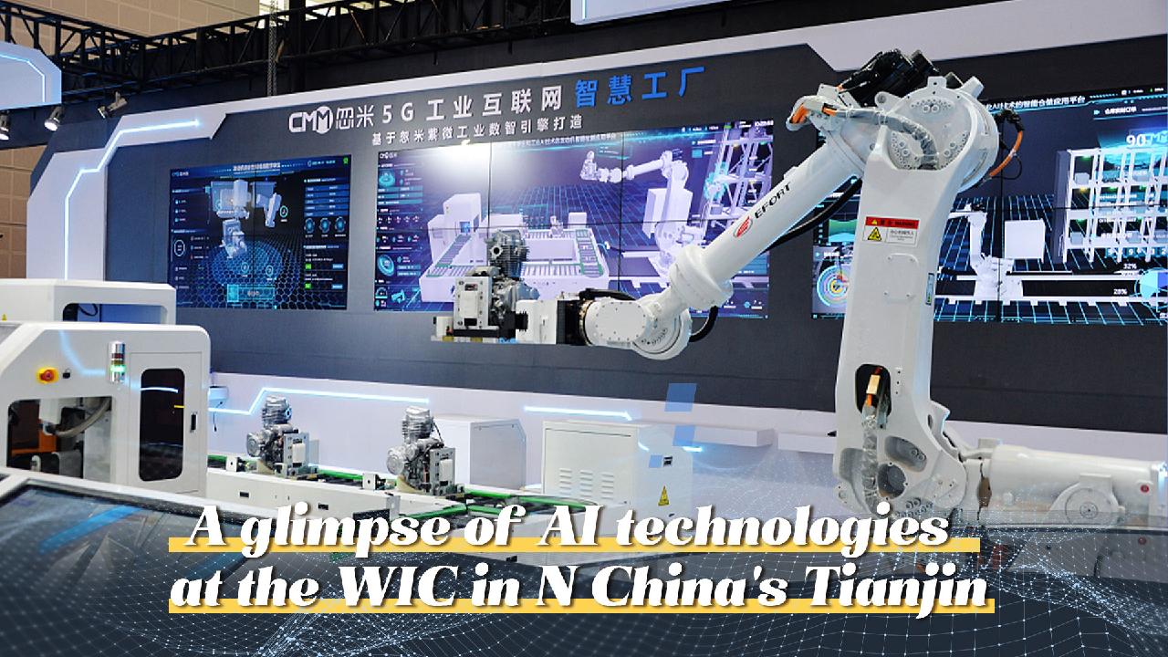 A glimpse of AI technologies at the WIC in N China's Tianjin - CGTN