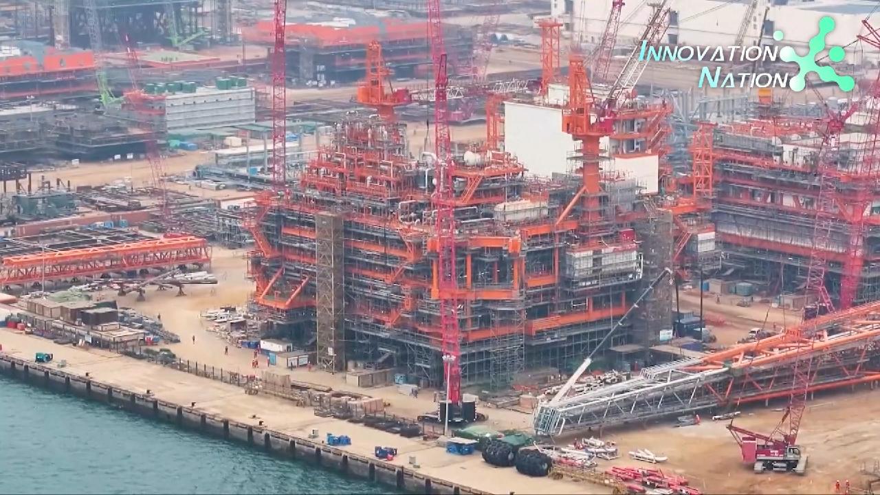 China completes building 12,000-tonne offshore drilling rig - CGTN
