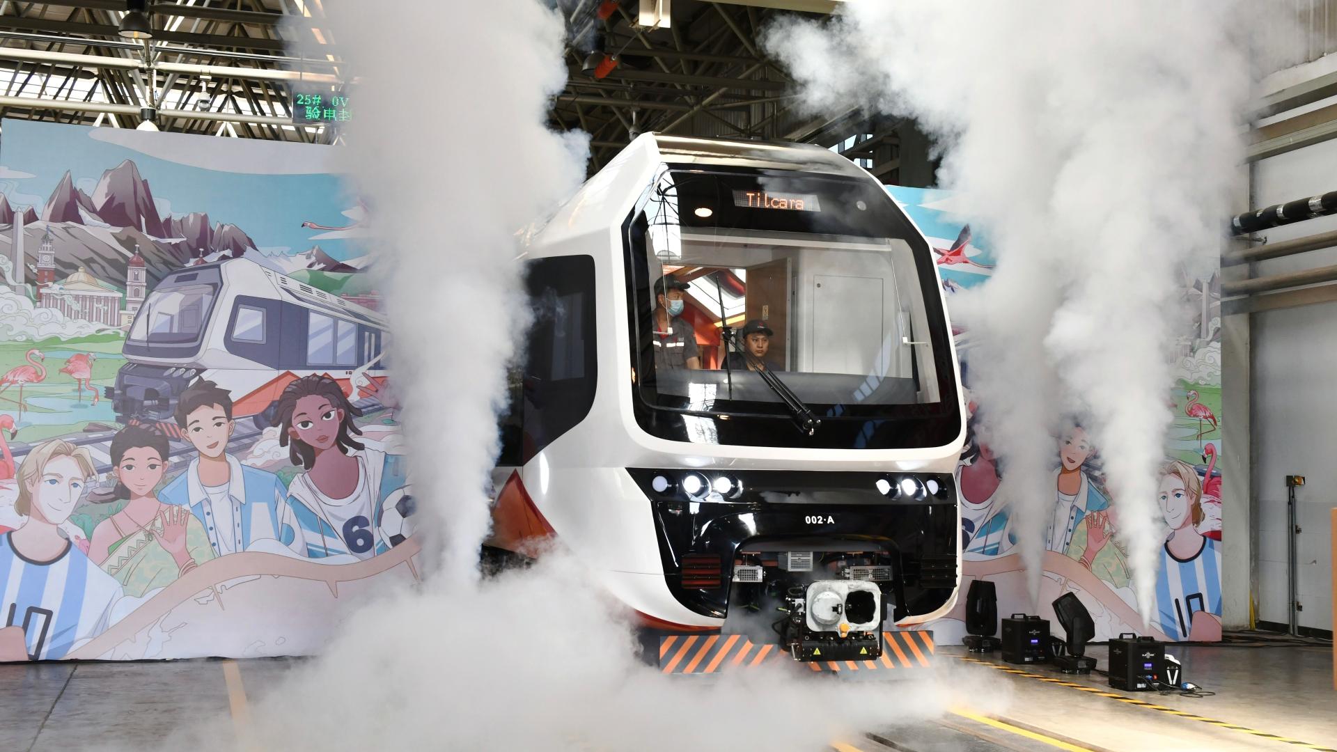 China produces first new-energy light rail train for Argentina - CGTN