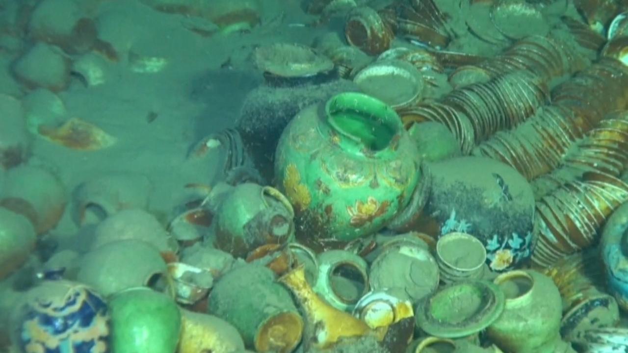 Over 100 artifacts recovered from ancient shipwrecks - CGTN