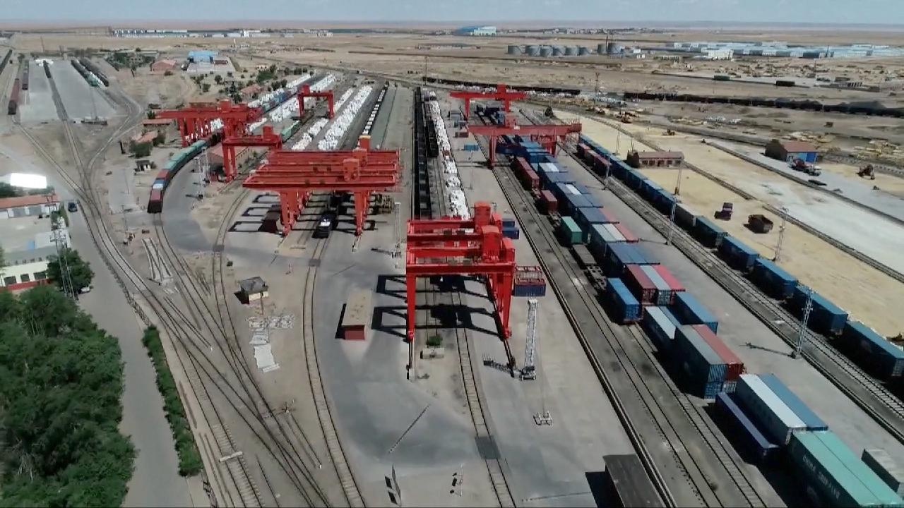 Inner Mongolia land port sees surge in China-Europe freight trains - CGTN