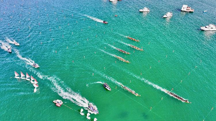 GBA Maritime Dragon Boat Race kicks off in S China - CGTN