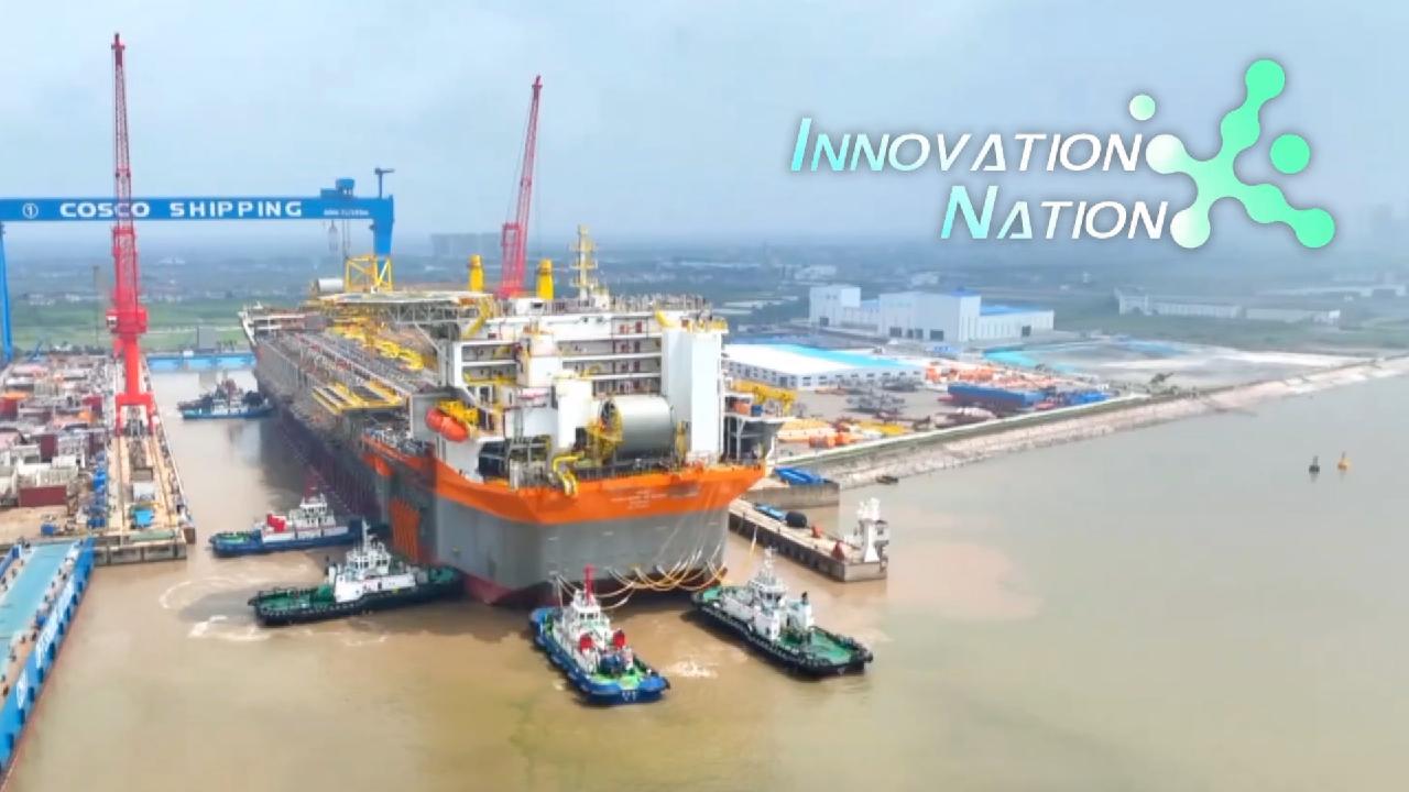 World's largest tonnage FPSO vessel successfully docks - CGTN