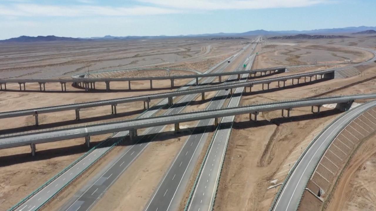 Four expressways open to traffic in Xinjiang - CGTN