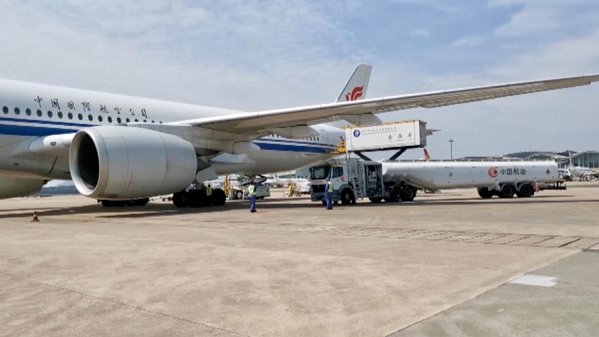 Domestic green fuel first used in Chinese commercial flight - CGTN