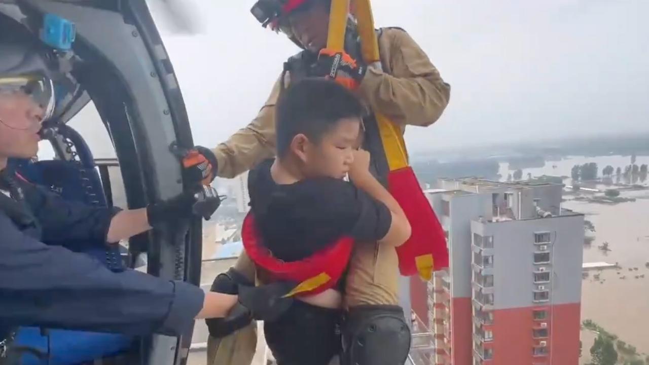 On site: Seven more people, including four children rescued in N China ...