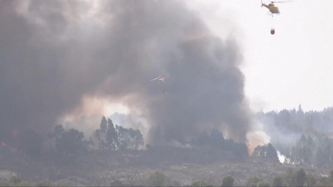 New wildfire in W Spain burns 350 hectares - CGTN