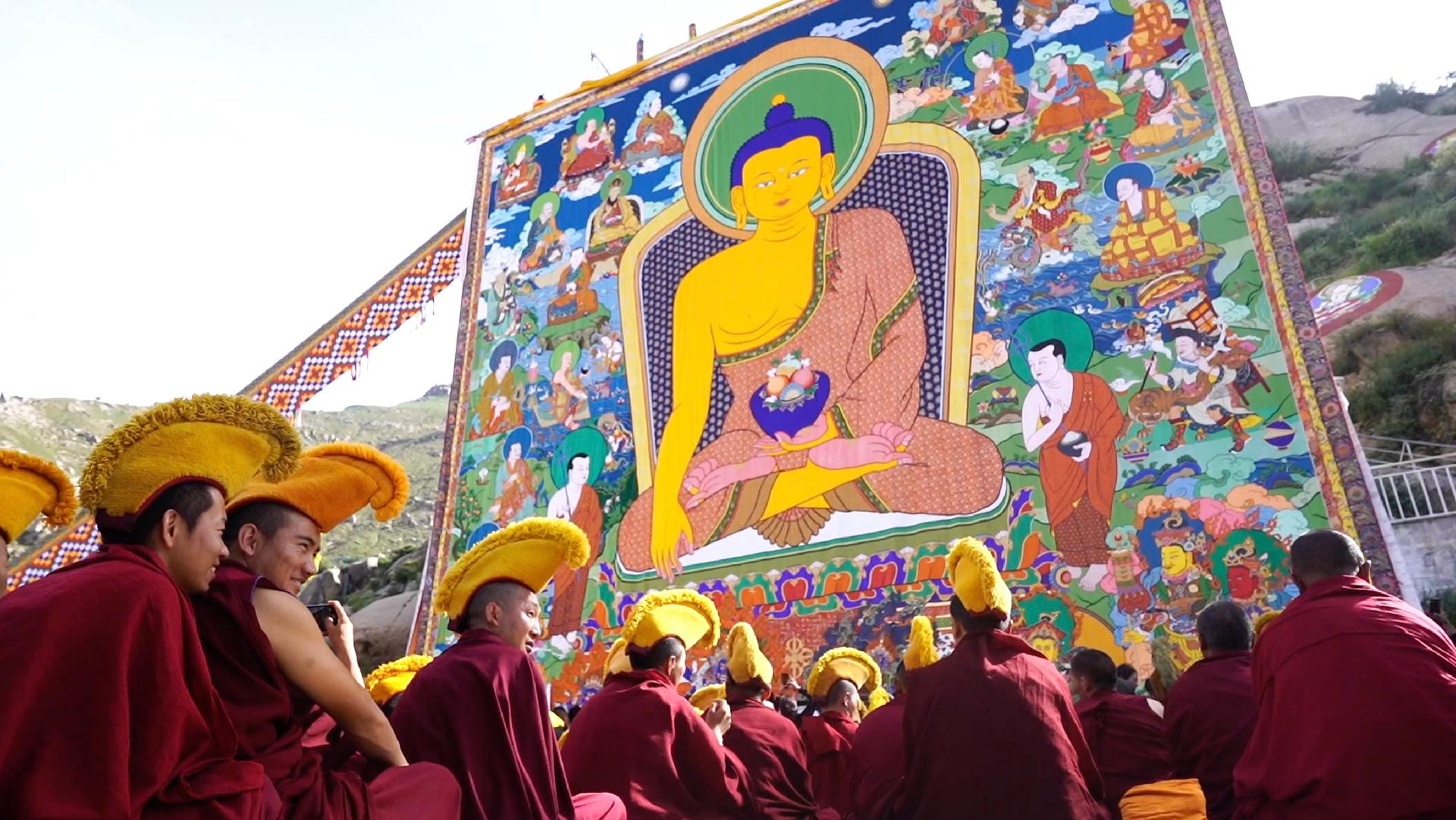 Thangka Exhibition marks the beginning of week-long Tibet carnival - CGTN