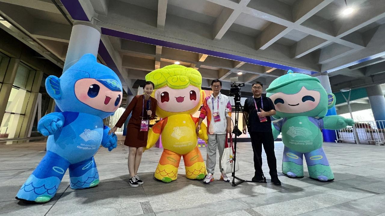 Mascots for 19th Asian Games join CGTN live - CGTN