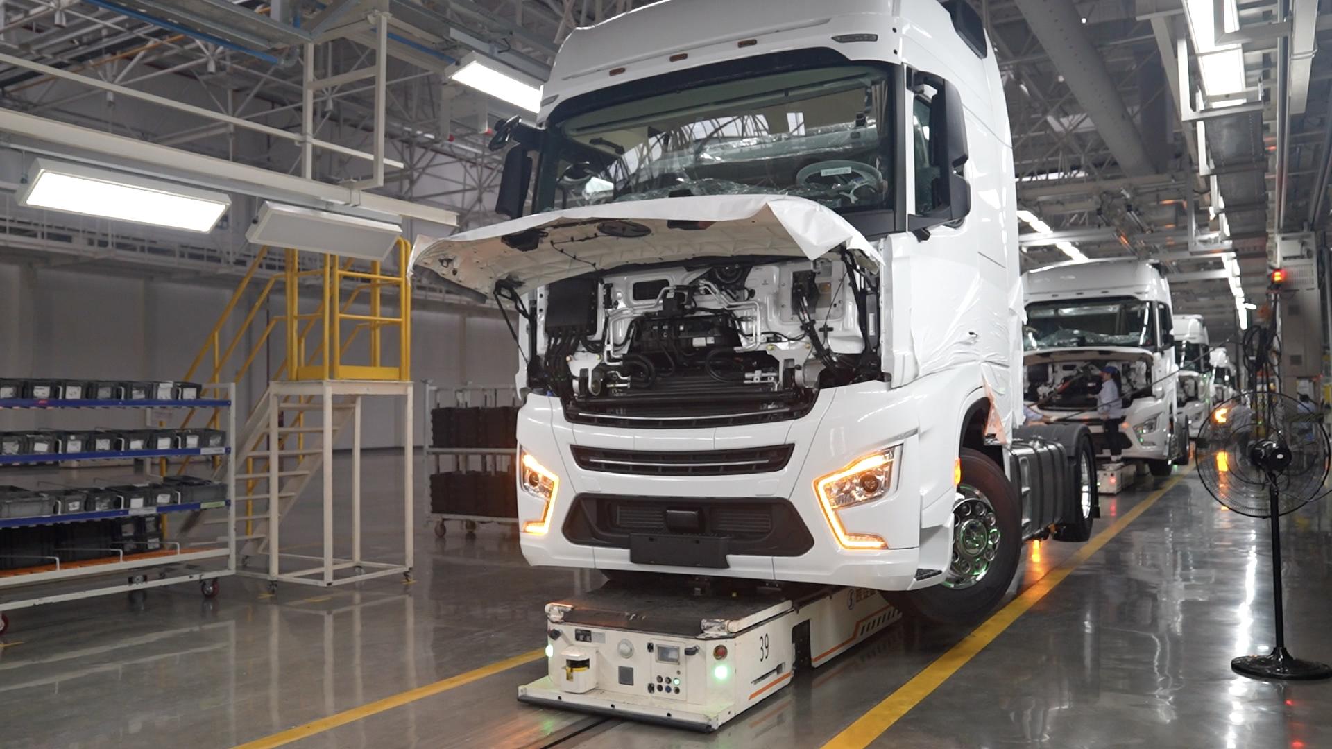 Sales of Chinese heavy-duty vehicles surging in BRI countries - CGTN