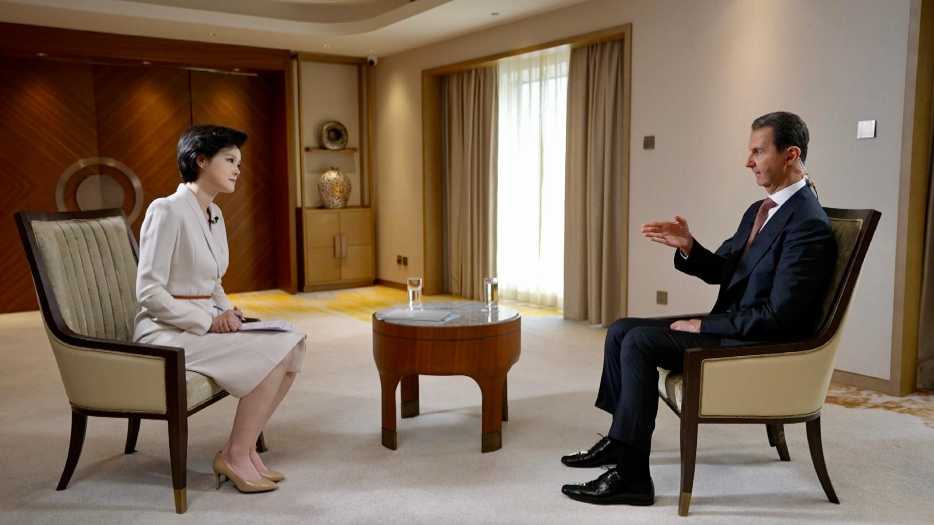 Syrian president: Belt and Road Initiative is a global initiative - CGTN