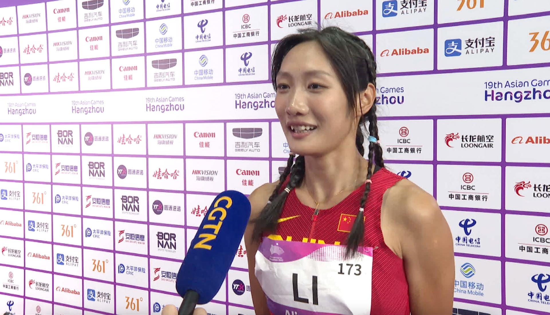 Li Ling wins gold, breaks Asian Games record in women's pole vault - CGTN
