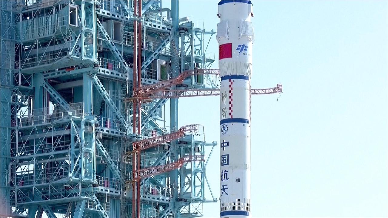 China's Shenzhou-17 launch in 60 seconds - CGTN
