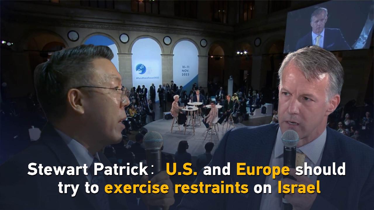 Stewart Patrick: U.S., Europe should try to restrain Israel - CGTN