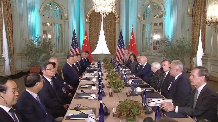 China-U.S. summit meeting begins in San Francisco - CGTN