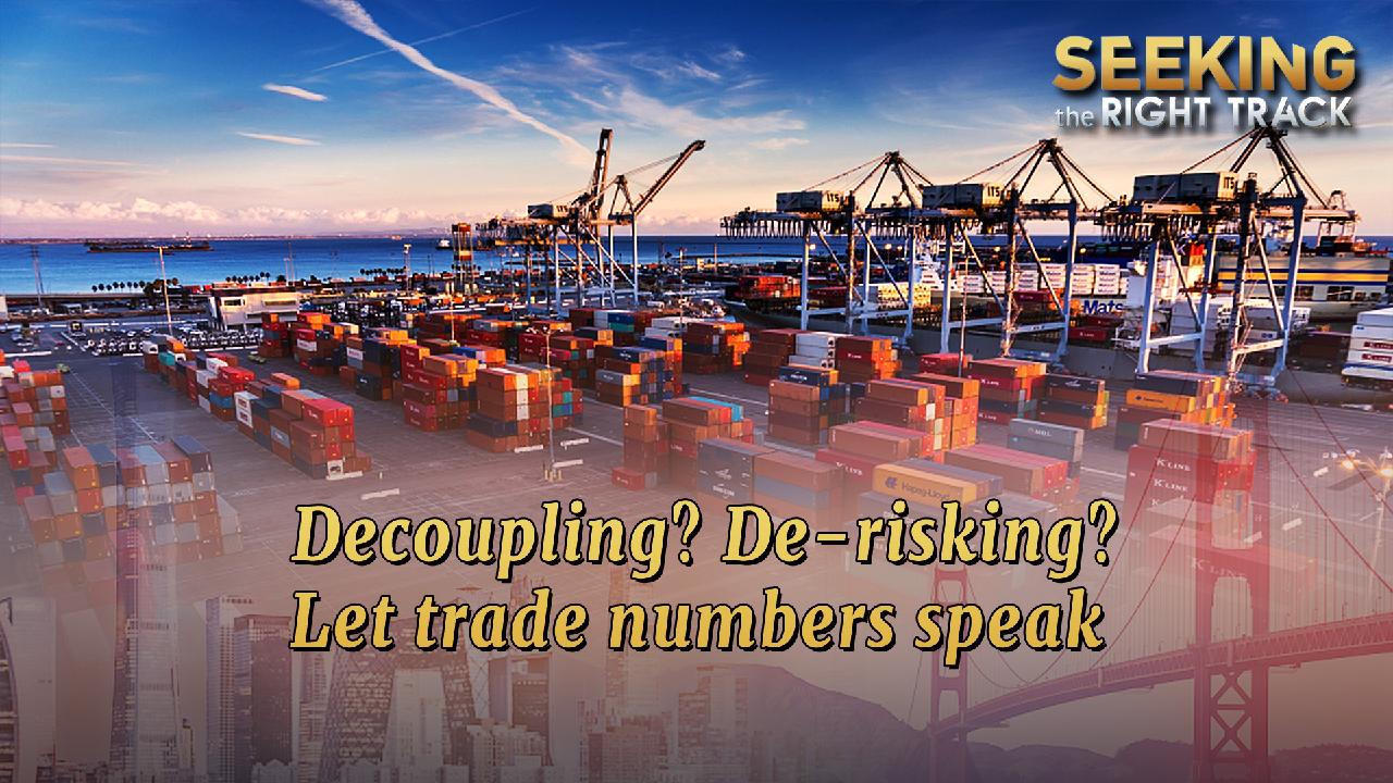 Decoupling? De-risking? Let trade numbers speak - CGTN