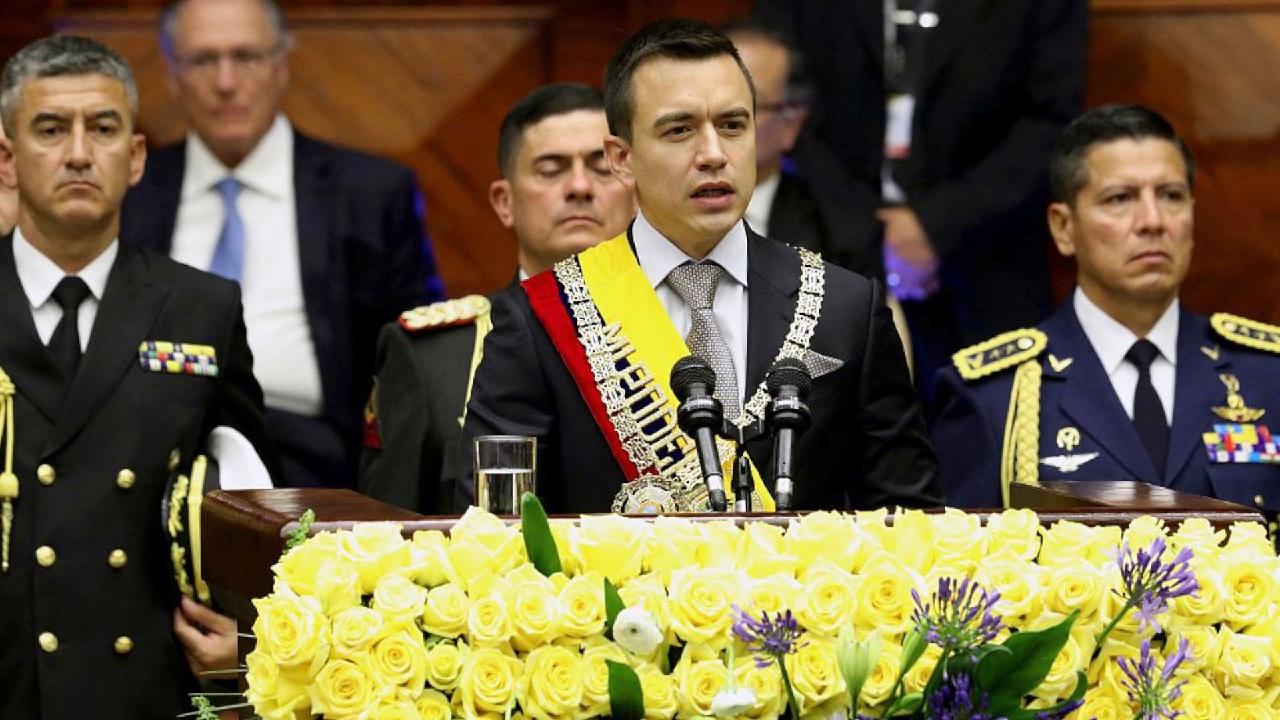 Ecuador's youngest-ever president Daniel Noboa takes office - CGTN