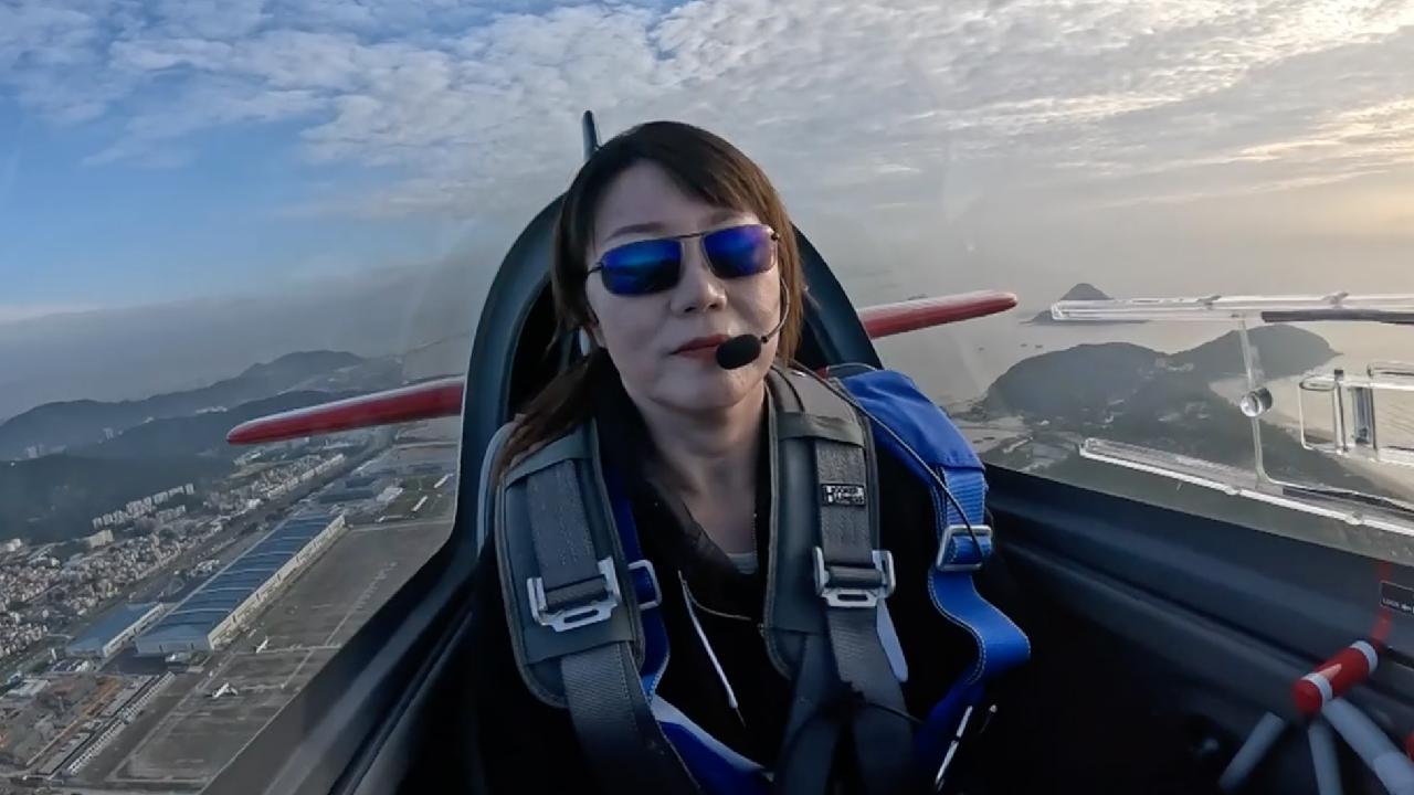 Female stunt pilot dazzles crowds at 2023 AERO Asia Show - CGTN