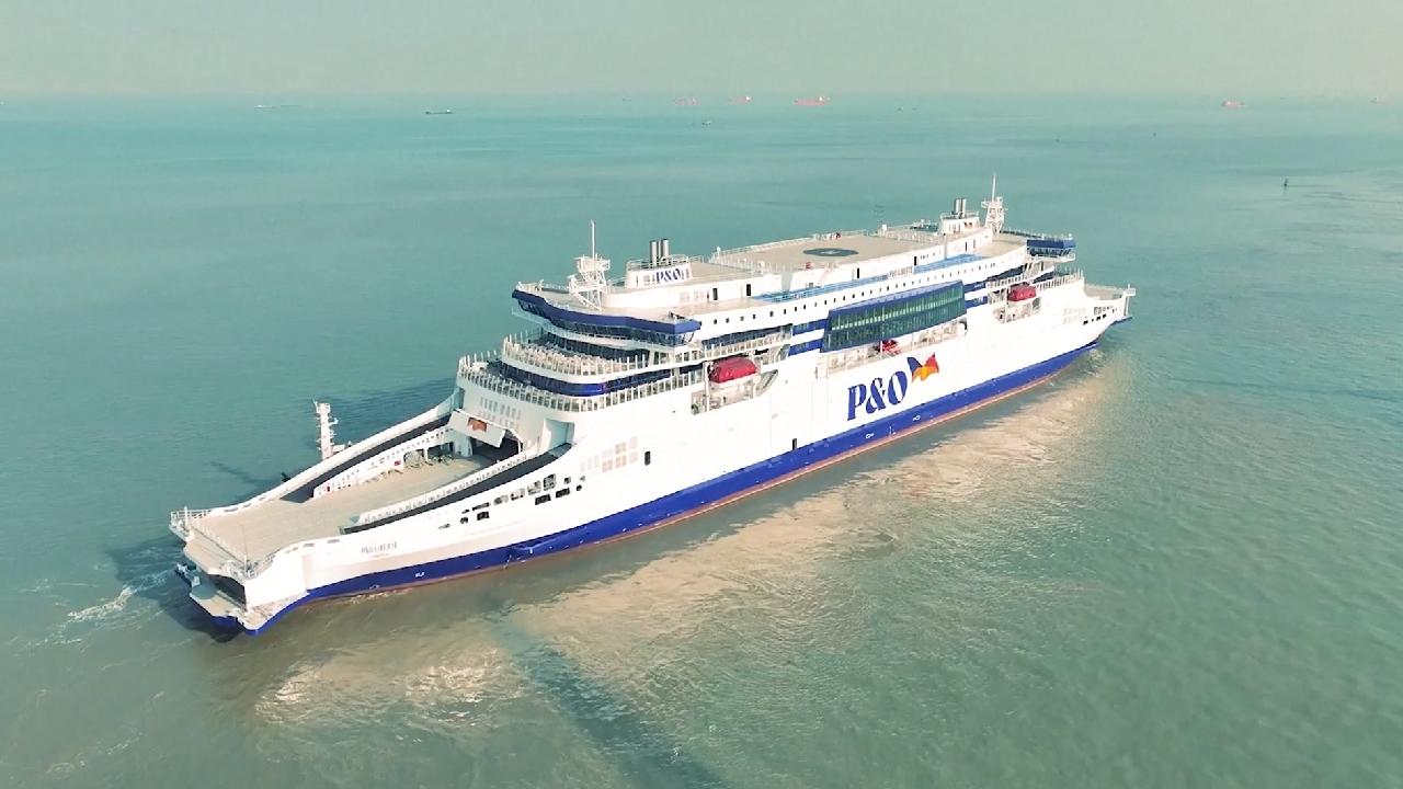 China-made passenger ship set to enter service in English channel - CGTN