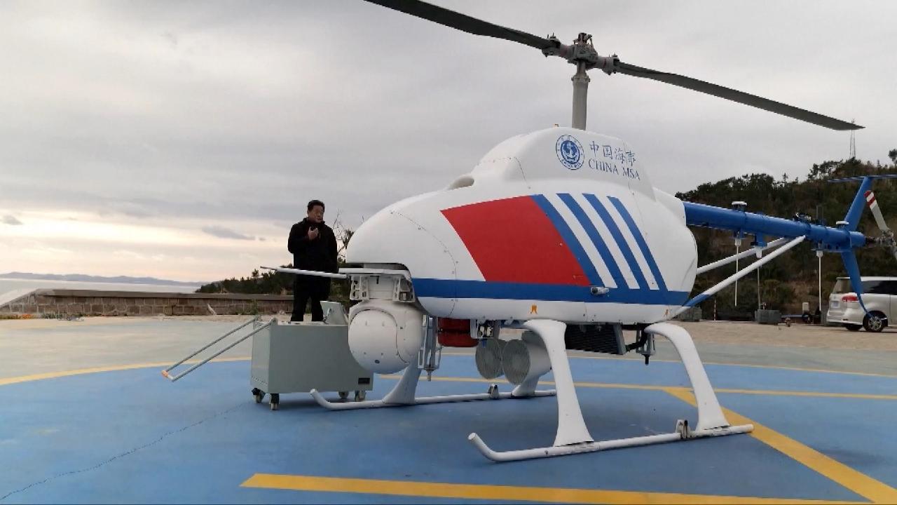 China's first unmanned maritime helicopters commissioned in Weihai - CGTN