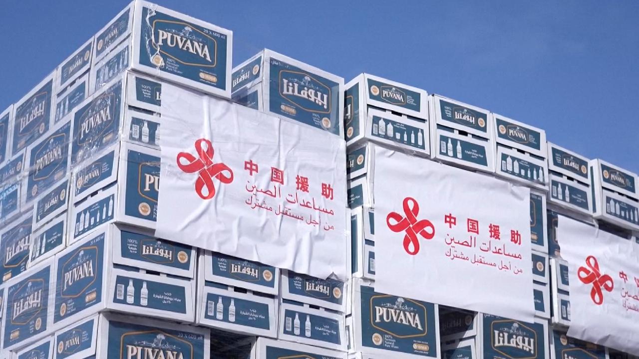 China ships 8 trucks of humanitarian aid to Gaza via Egypt - CGTN