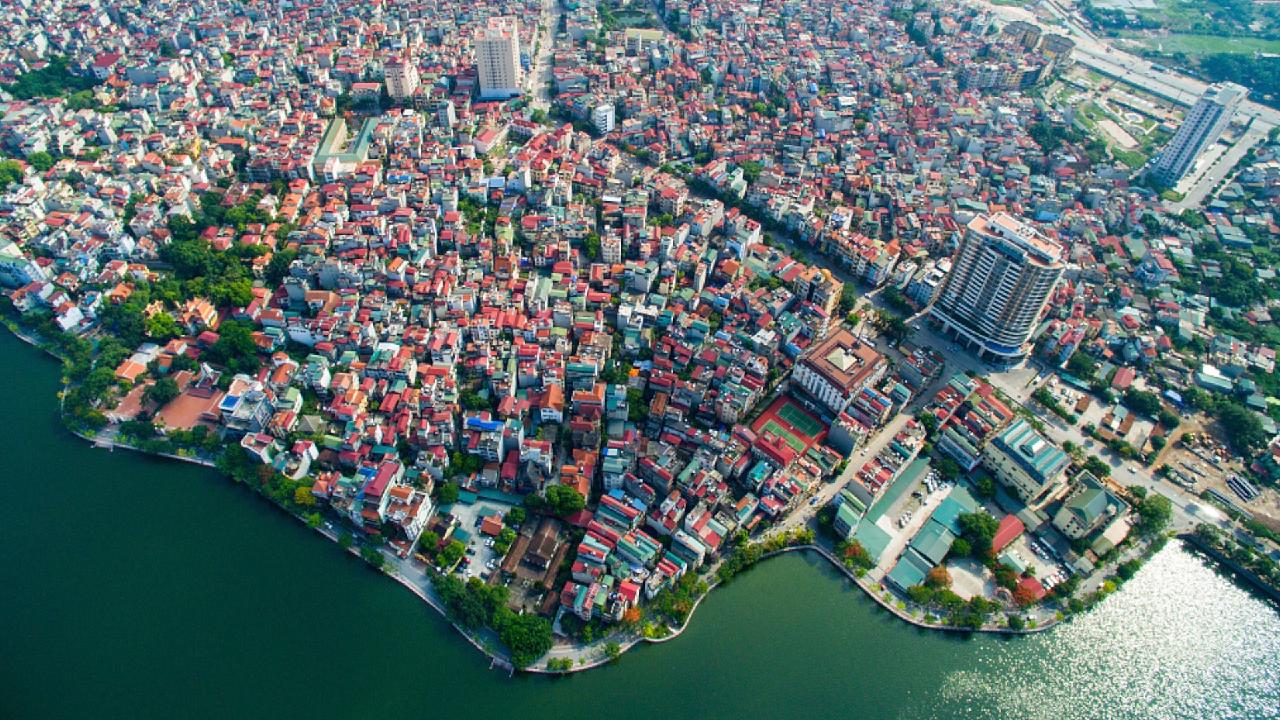 Aerial view of Hanoi, Vietnam - CGTN