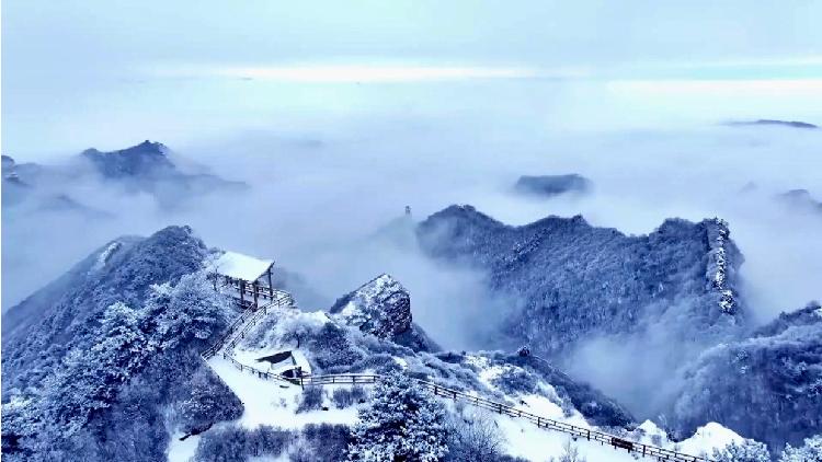 N China's Shanxi embraces heaviest snowfall of the year - CGTN