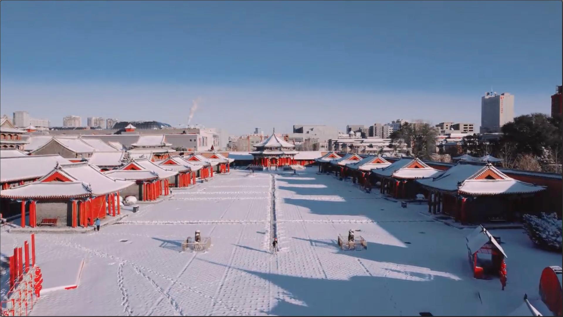 Snowfall blankets Shenyang Imperial Palace in white - CGTN