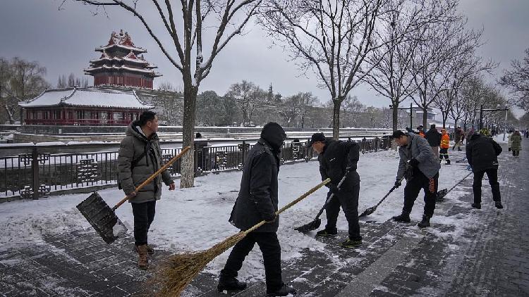 China extends low temperature warnings for a week - CGTN