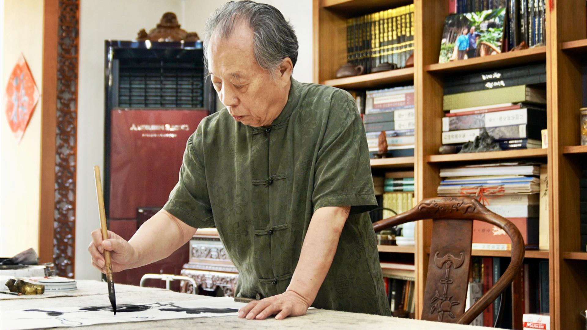 Guo Shifu: A self-taught master of freehand flower-and-bird painting - CGTN