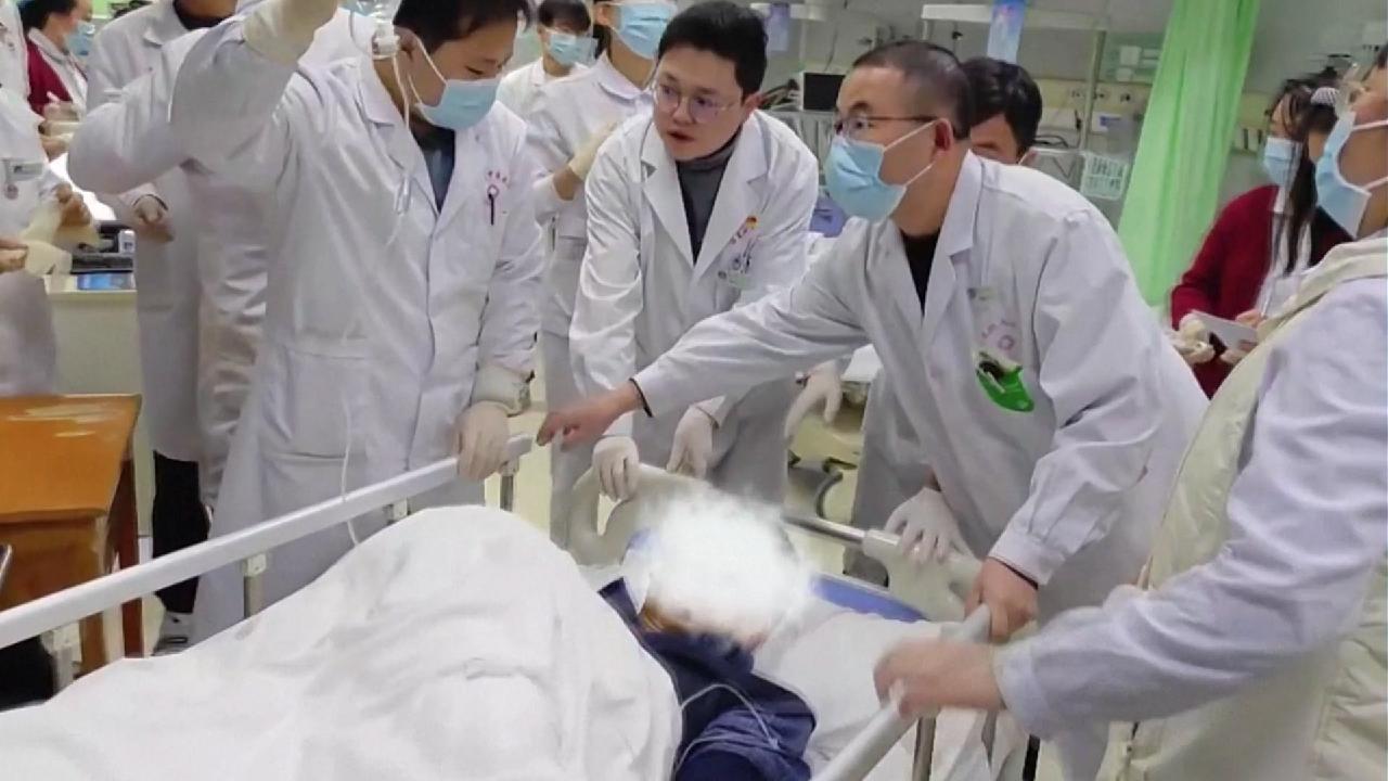 Hundreds of doctors gather in China's Gansu after earthquake - CGTN